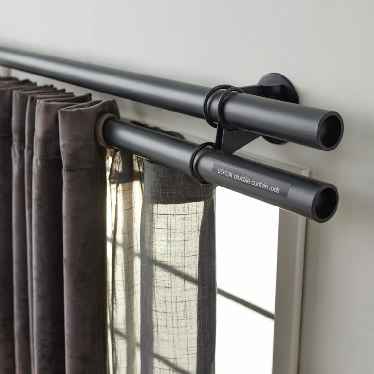 15 Double Curtain Rod Ideas for Modern Living Rooms